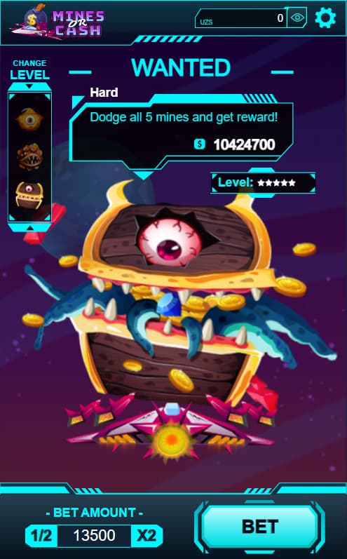 Play Mines online in India - slot game for free